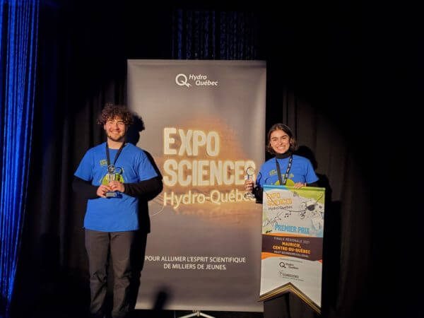 Premier prix, EXPO-SCIENCES HYDRO-QUÉBEC, FINALE RÉGIONALE DE MAURICIE ...