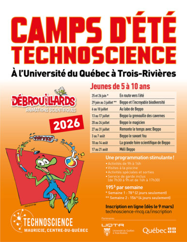 Camps d'été Technoscience | Technoscience Mauricie, Centre-du-Québec